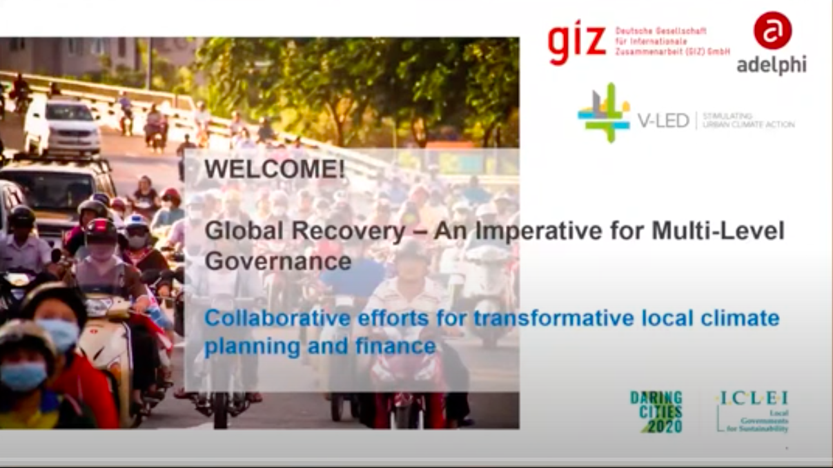 Global Recovery: An Imperative for Multi-Level Governance - Daring Cities