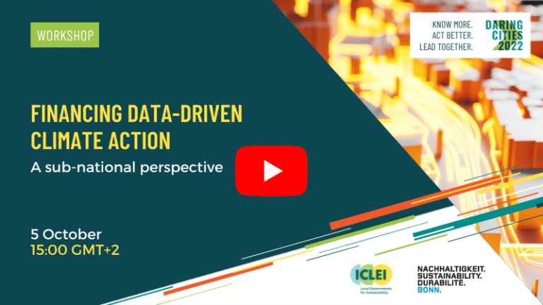 Financing data-driven climate action: A sub-national perspective - Daring Cities